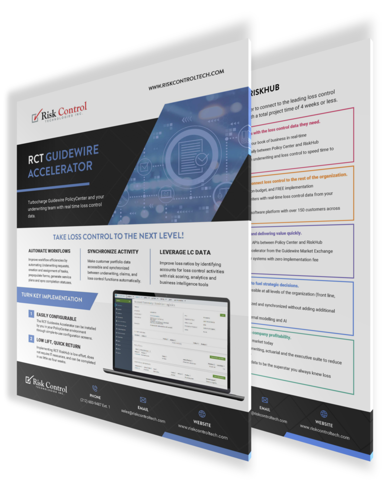 Guidewire & RCT - Risk Control Technologies